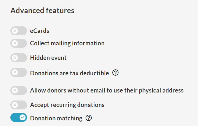 How Donation Matching Works